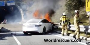 Tesla fires, Right way for firefighters to respond