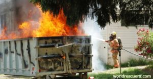 What is a Dumpster Fire, its classification and role of a rescuer?