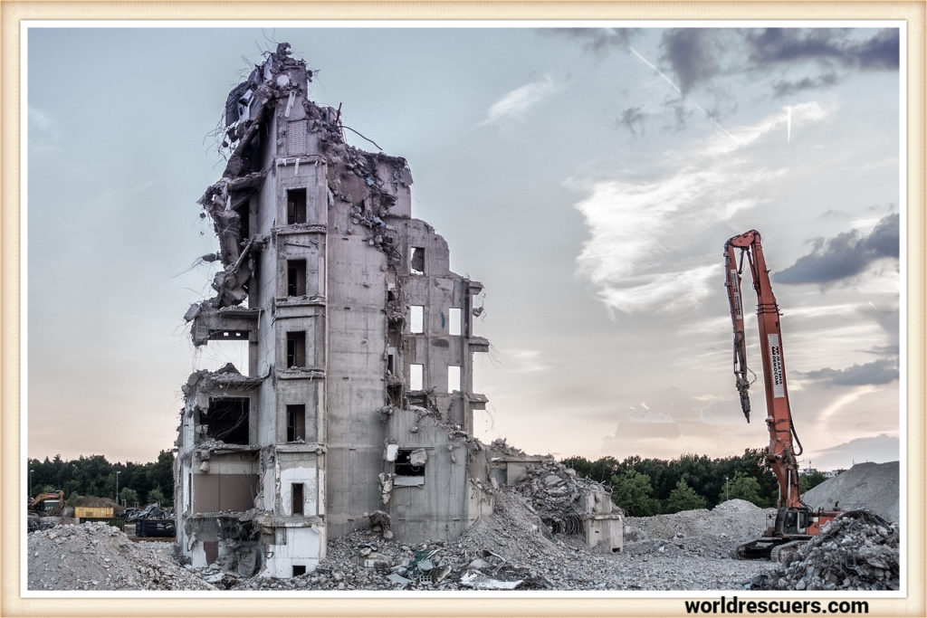 Demolished Building: The Risks of Rescue Operations